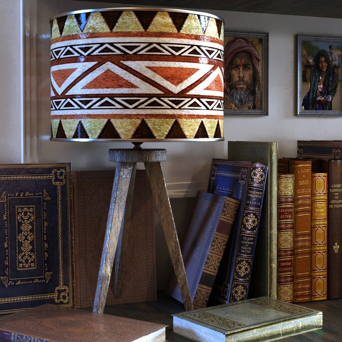 ArtStation - decoration set 098 africa art style | Resources