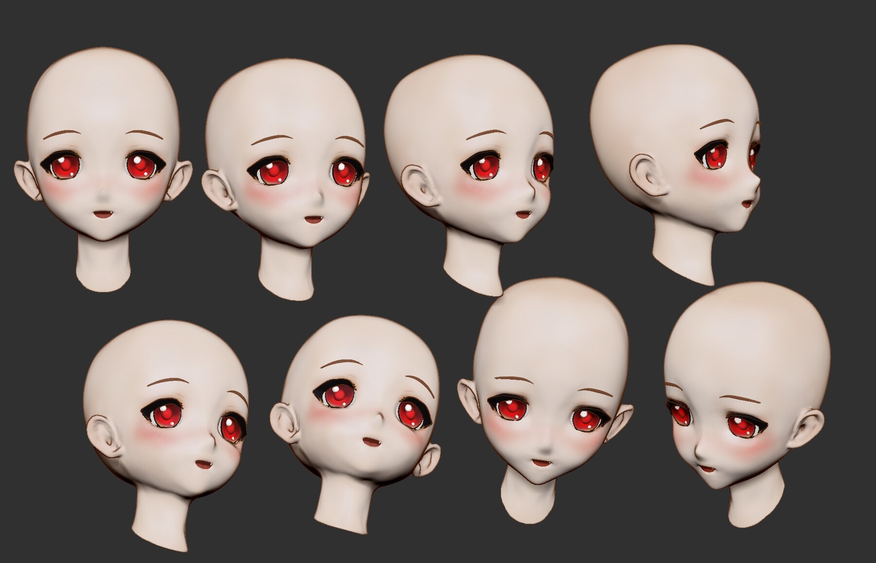 ArtStation - Anime Head1 | Resources