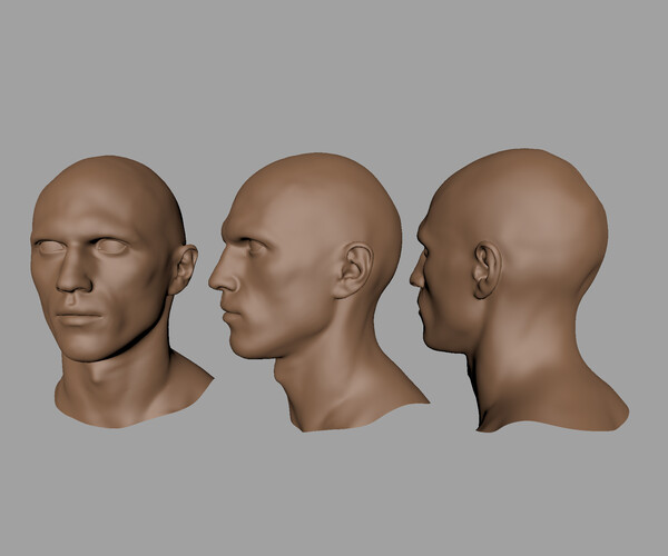 ArtStation - men head | Resources