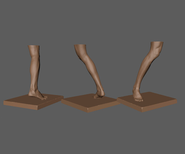 ArtStation - Leg statue model | Resources