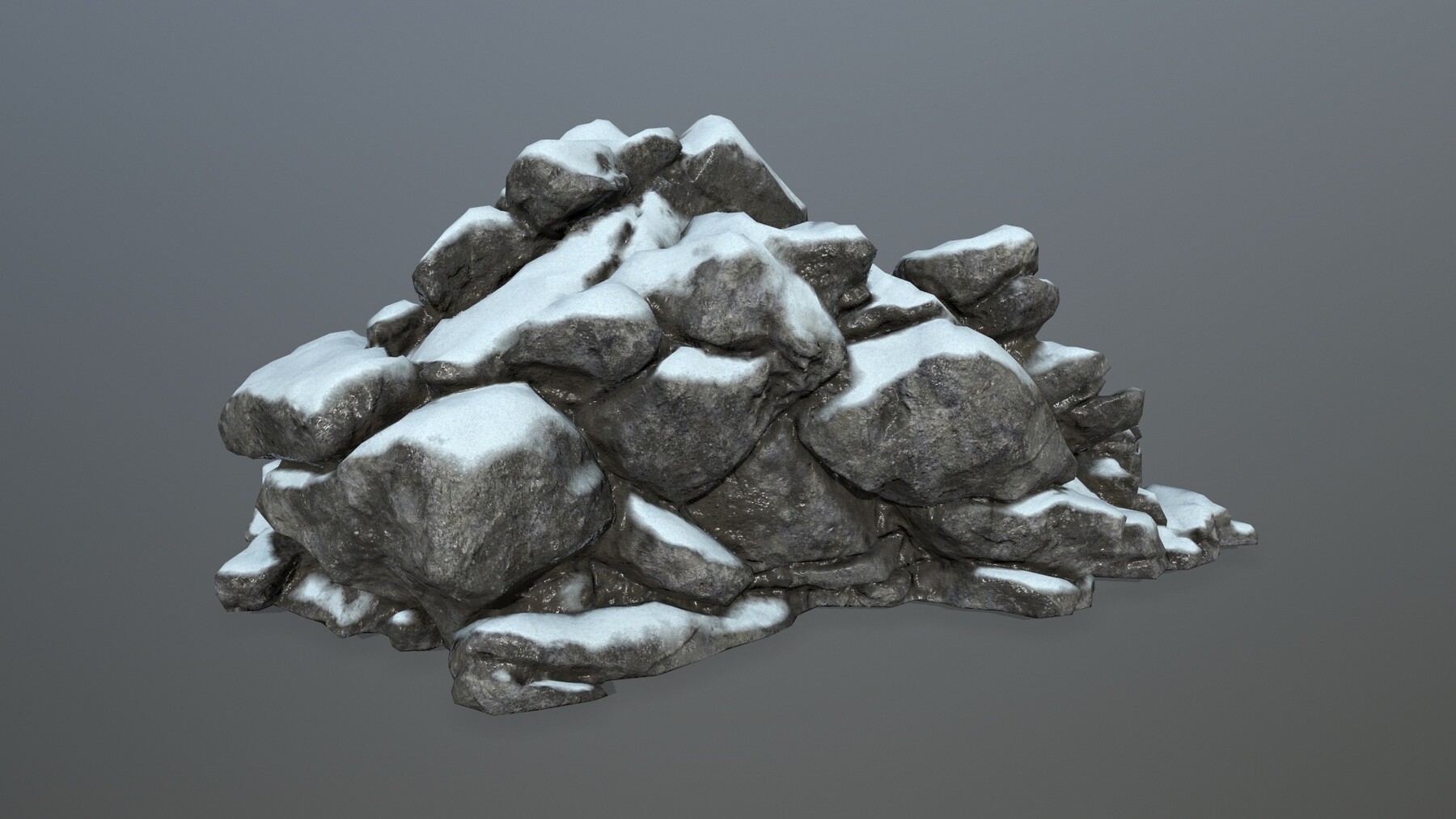 ArtStation - snow rocks | Game Assets