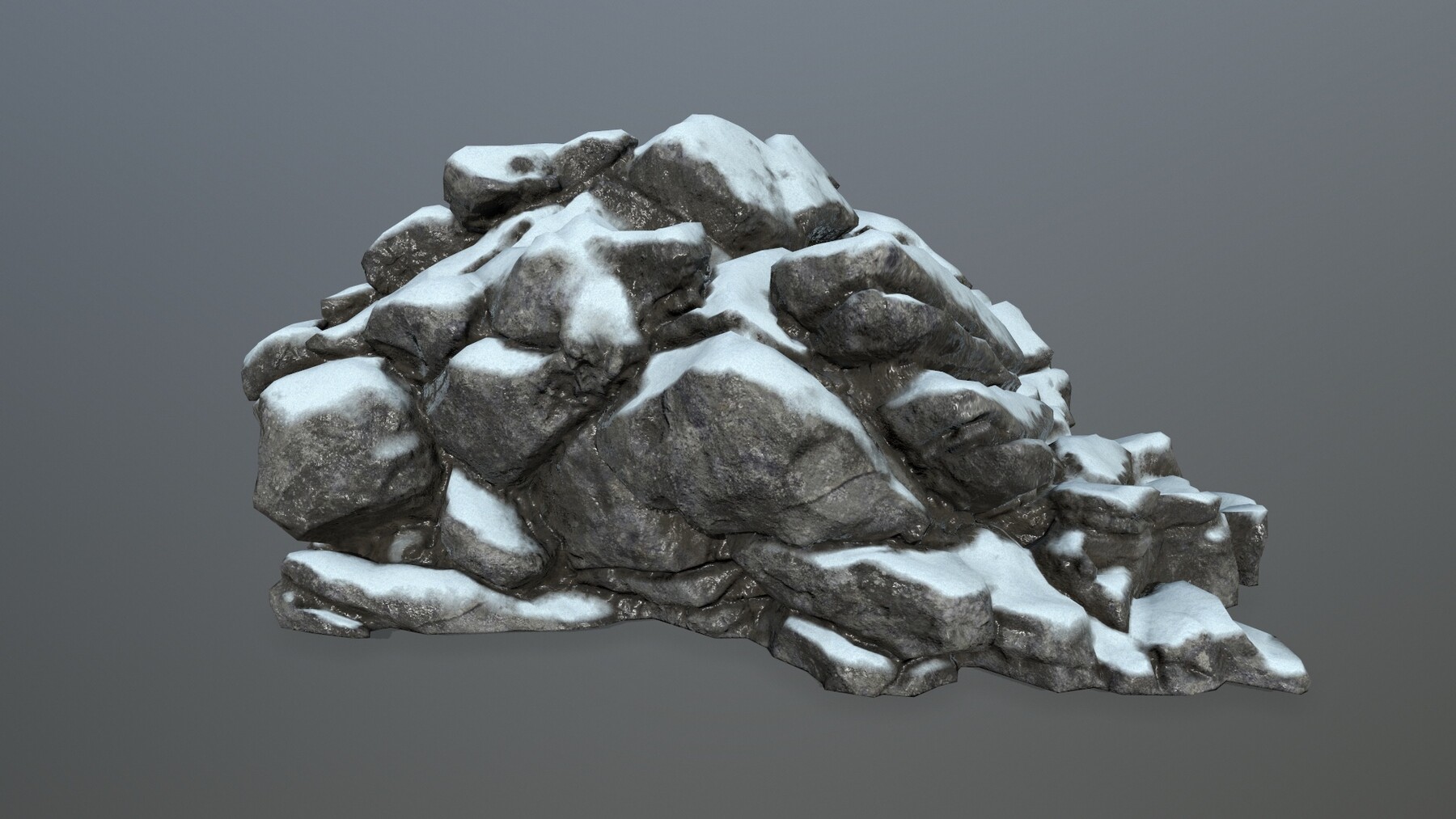 ArtStation - snow rocks | Game Assets