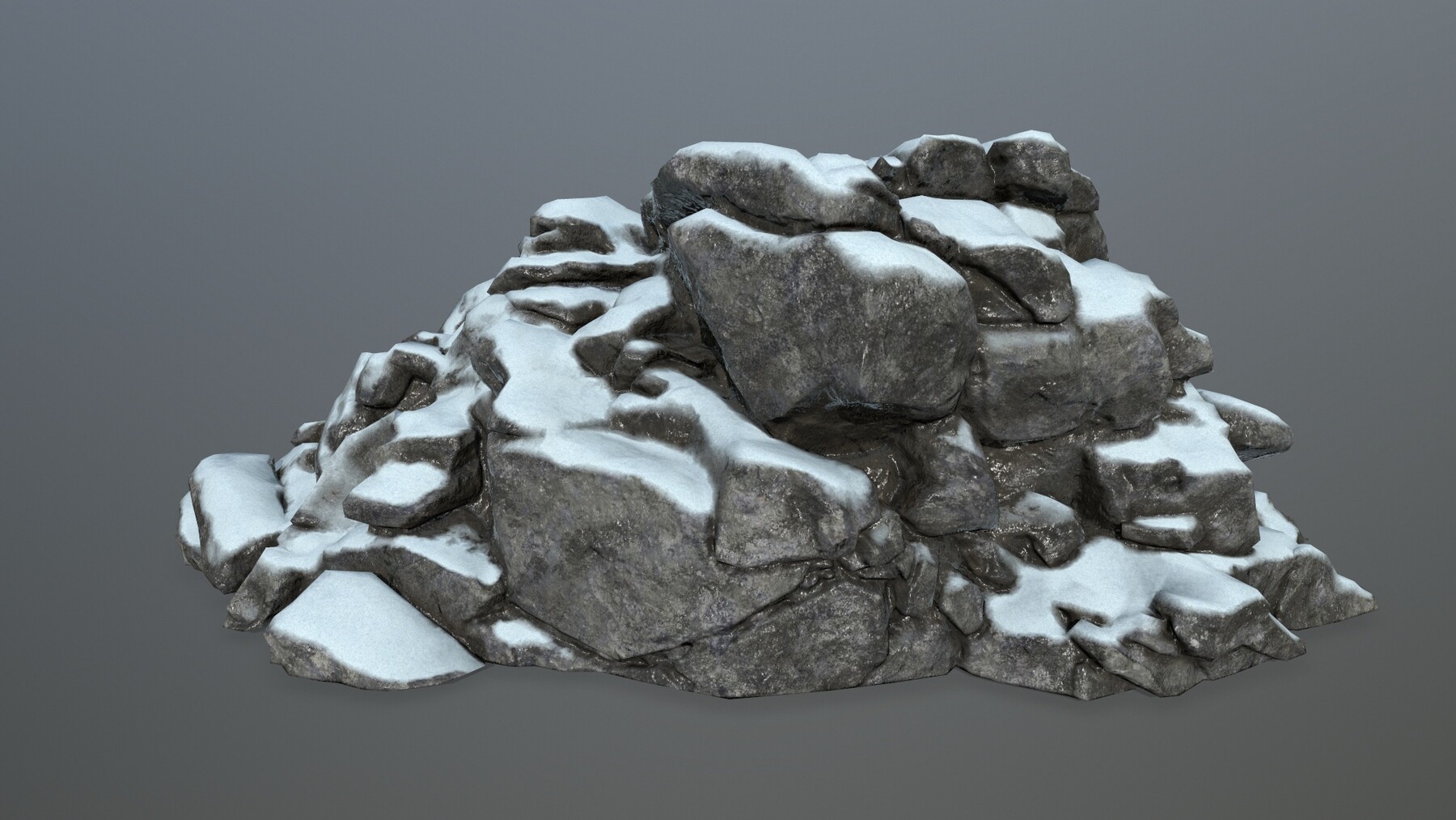ArtStation - snow rocks | Game Assets