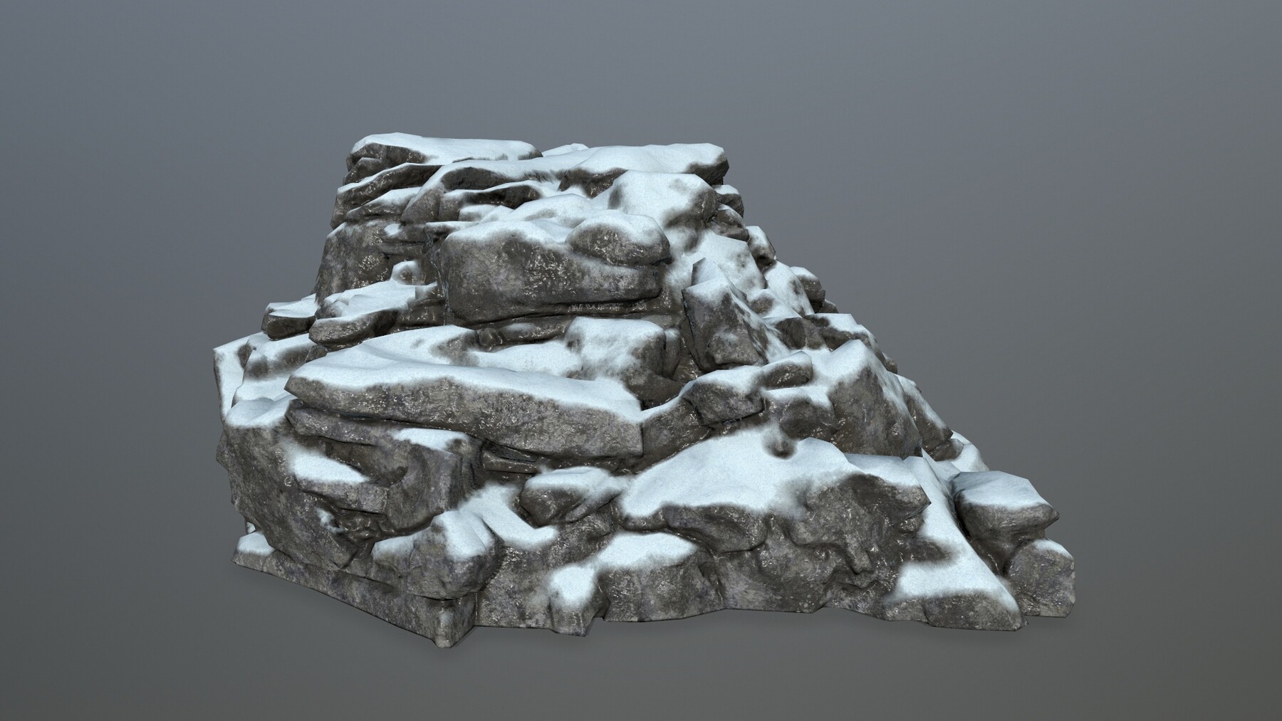 ArtStation - snow rocks | Game Assets