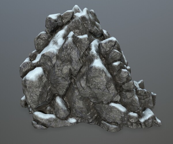 ArtStation - snow rocks | Game Assets