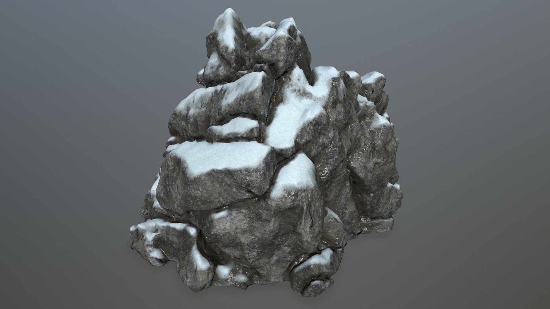 ArtStation - snow rocks | Game Assets