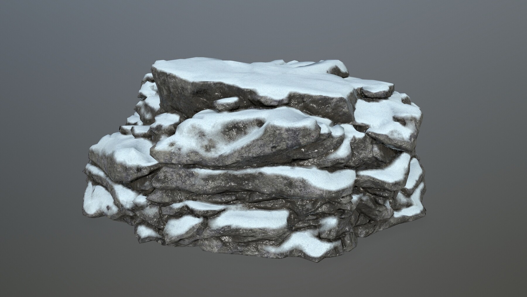 ArtStation - snow rocks | Game Assets