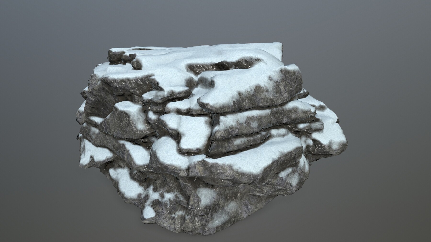 ArtStation - snow rocks | Game Assets
