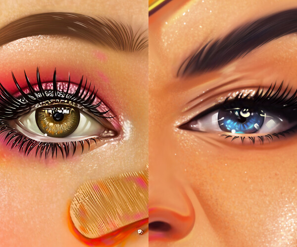 ArtStation - Eye Shine Brushes for Photoshop | Brushes