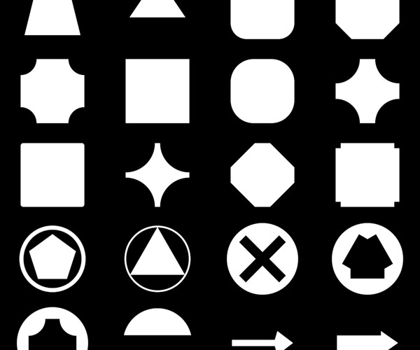 ArtStation - Basic Shapes - Vector Decals - Vol.1 | Game Assets