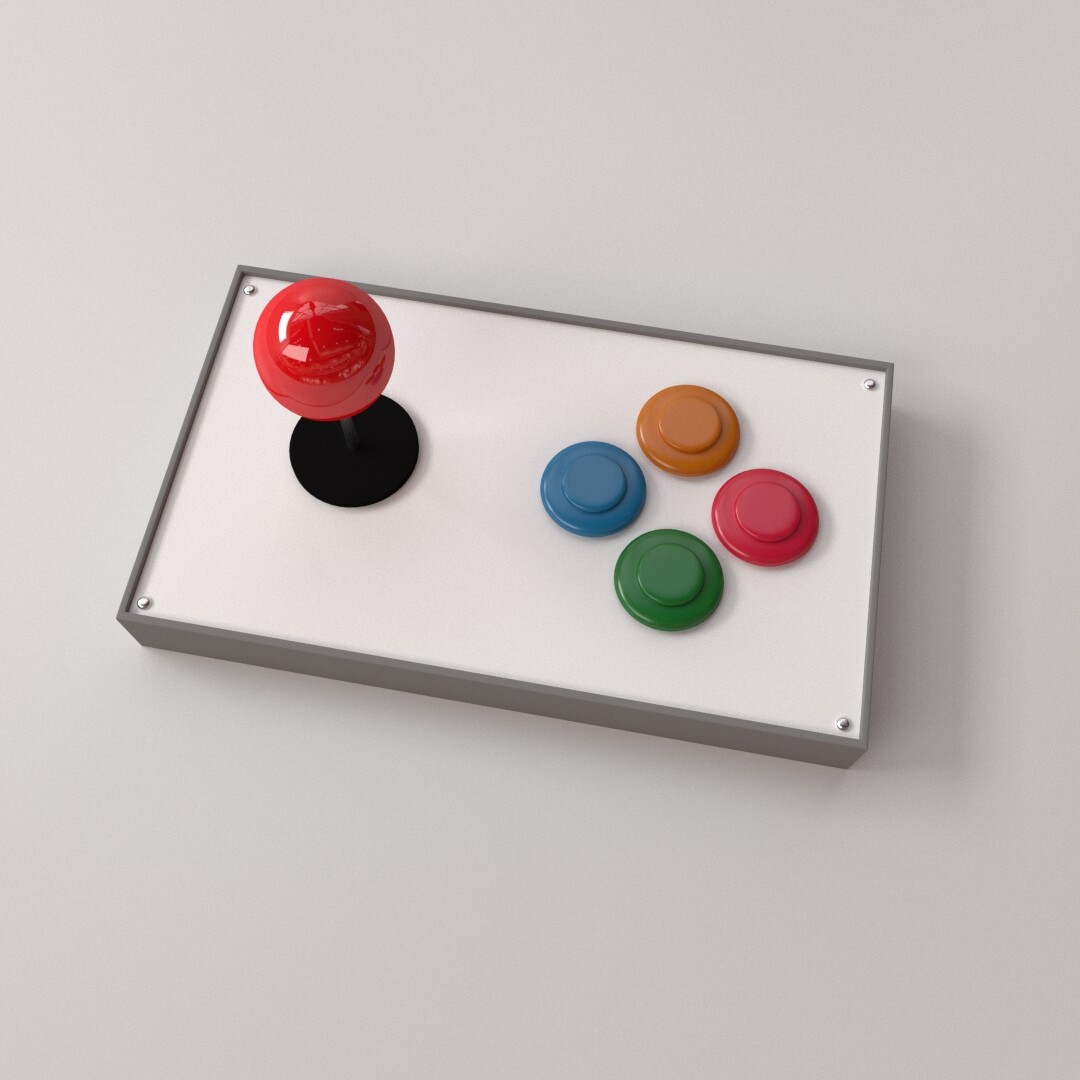 ArtStation - Arcade Joystick | Game Assets