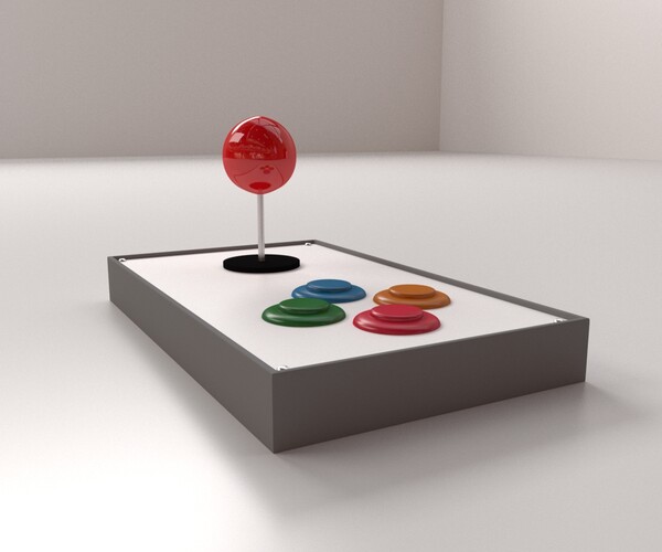 ArtStation - Arcade Joystick | Game Assets