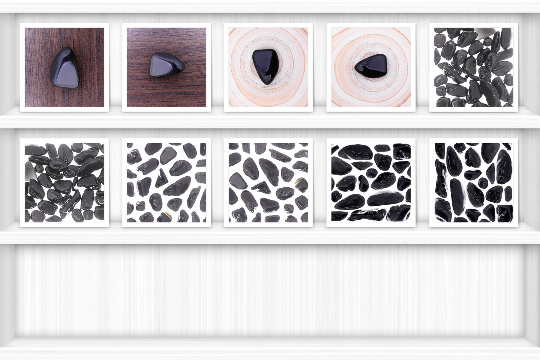 ArtStation - 40 Black Tourmaline Background Textures | Resources