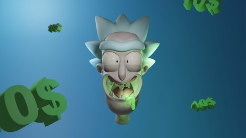 ArtStation - Rick & Morty Poster NFT | Artworks