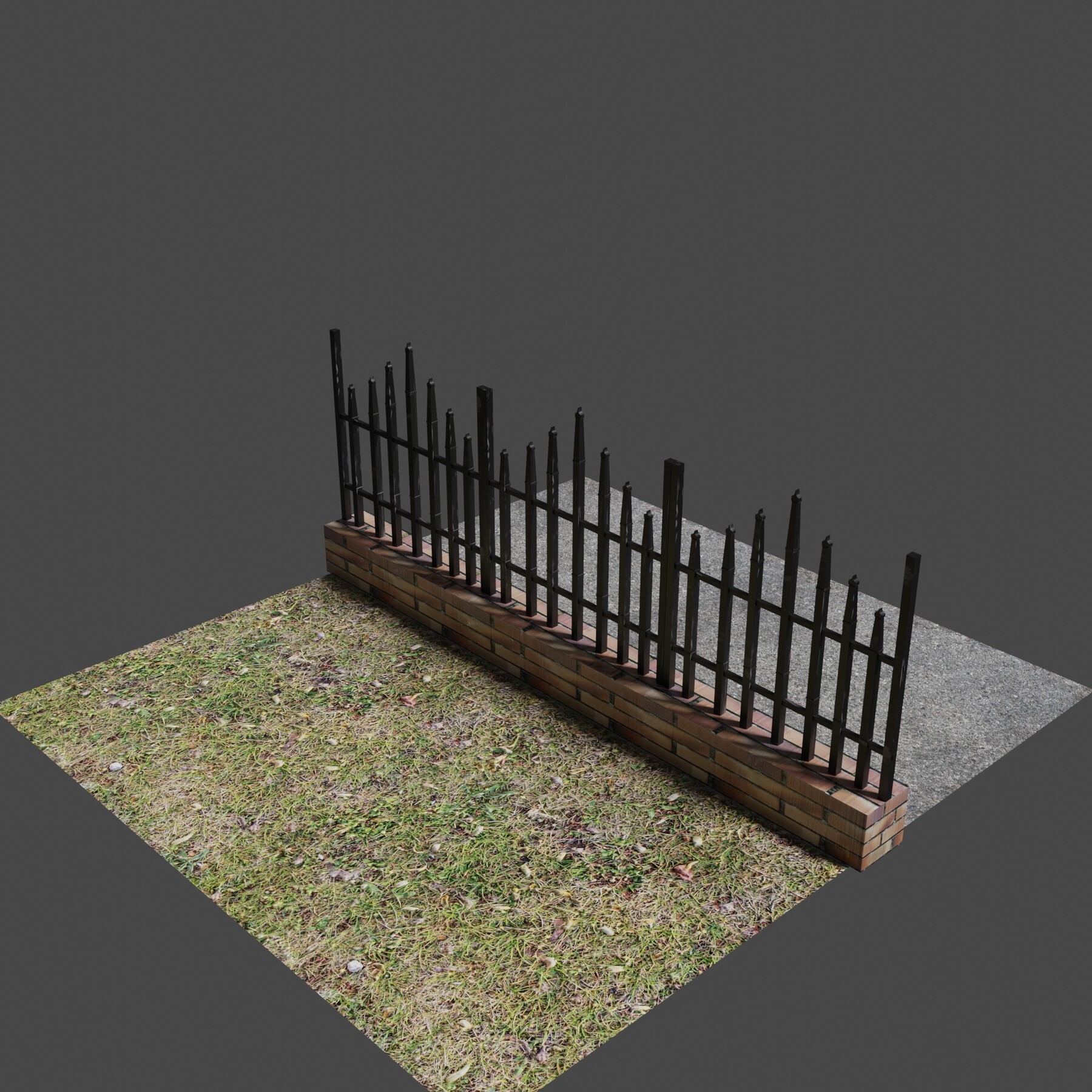 ArtStation - Fence 6 - 3D-Model | Game Assets