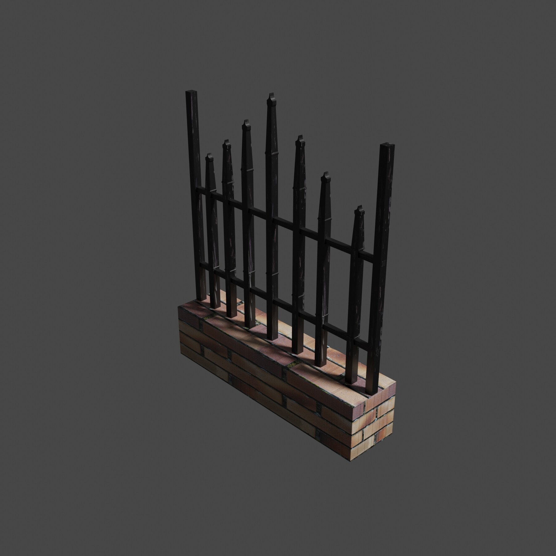 ArtStation - Fence 6 - 3D-Model | Game Assets