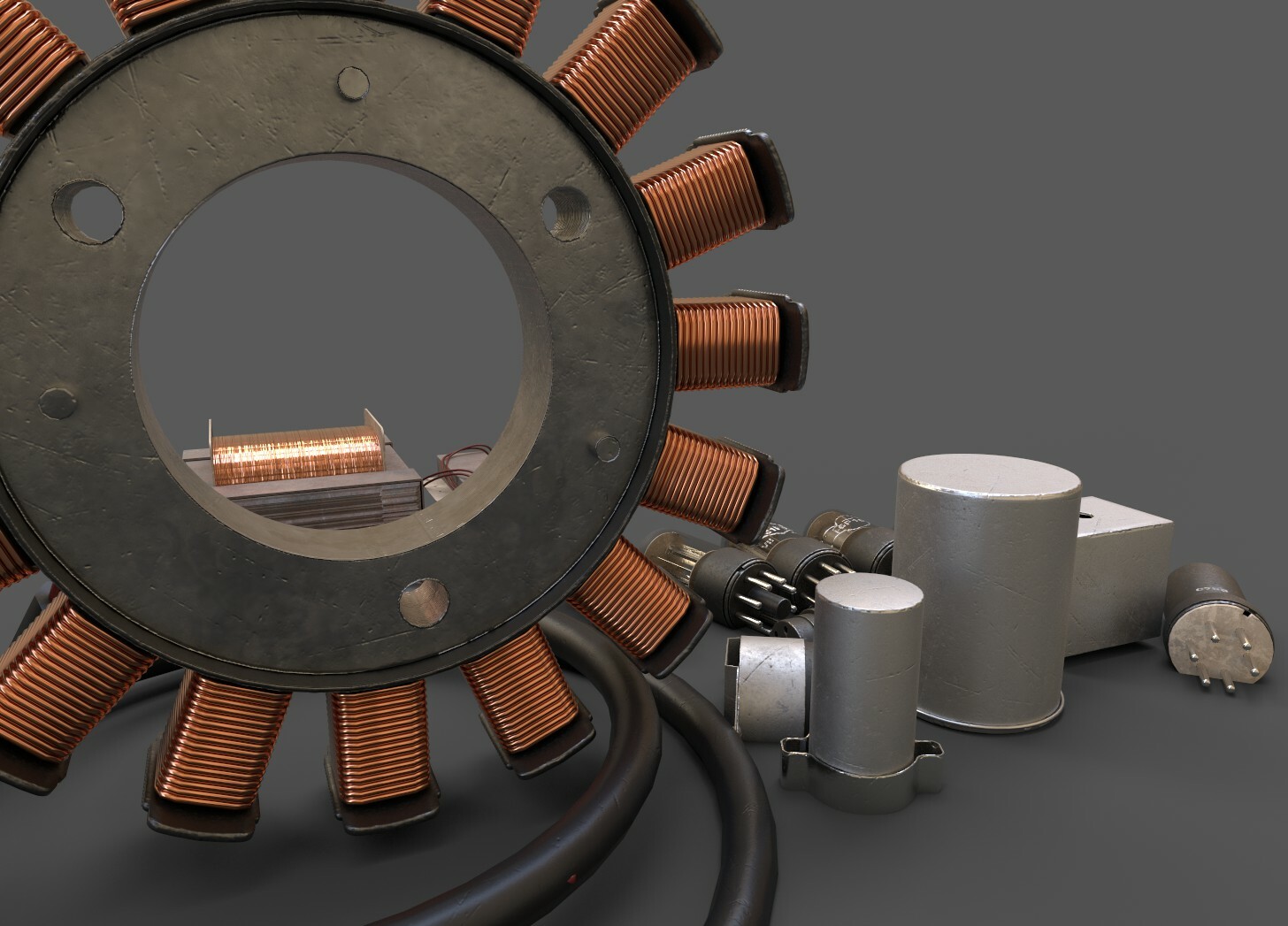 ArtStation - Electronics components Vol.1 | Game Assets