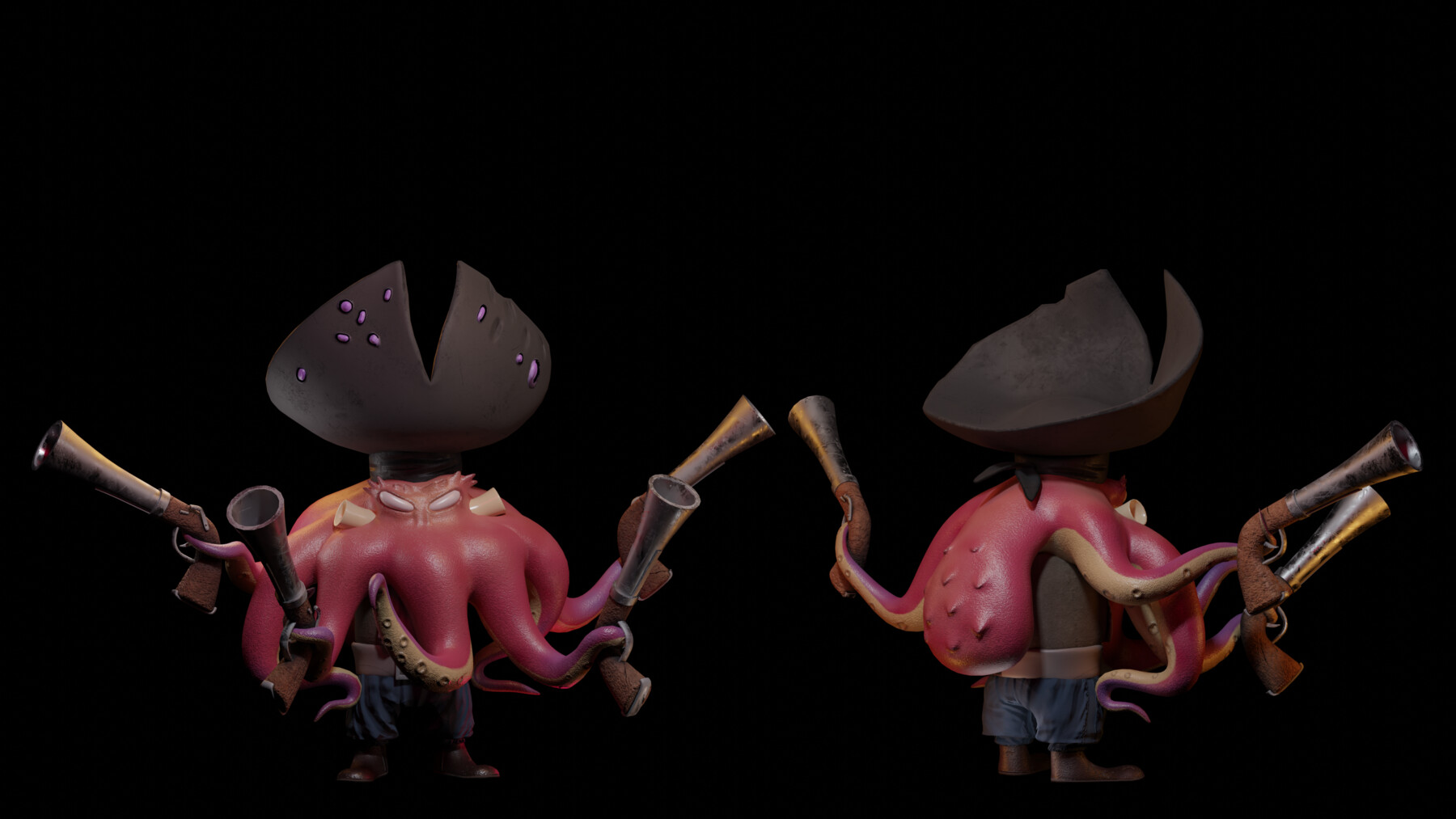 ArtStation - Crash Bandicoot Octopus pirate | Game Assets