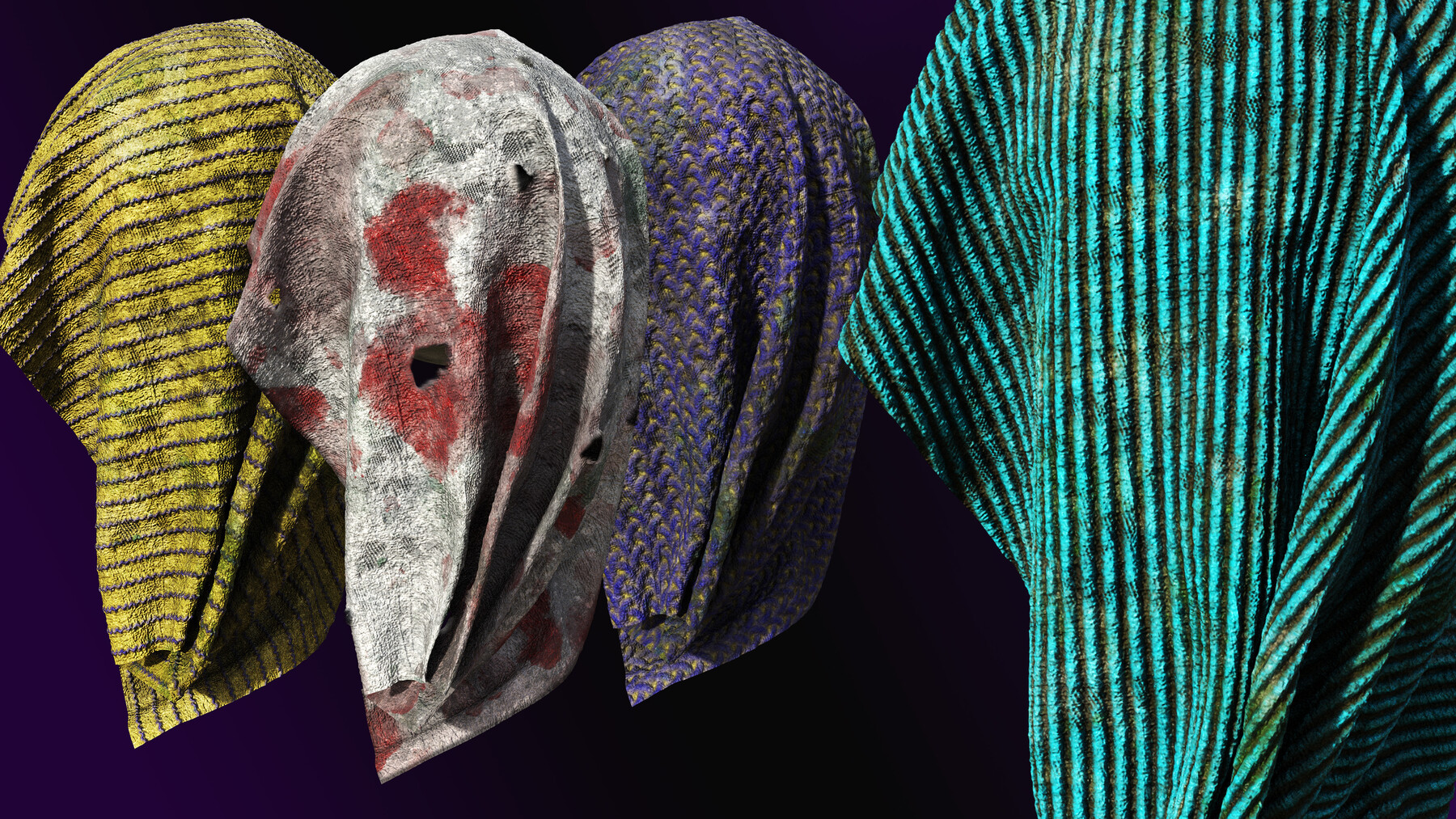 ArtStation - 36 Reality towel and blanket fabric smart materials-maral ...