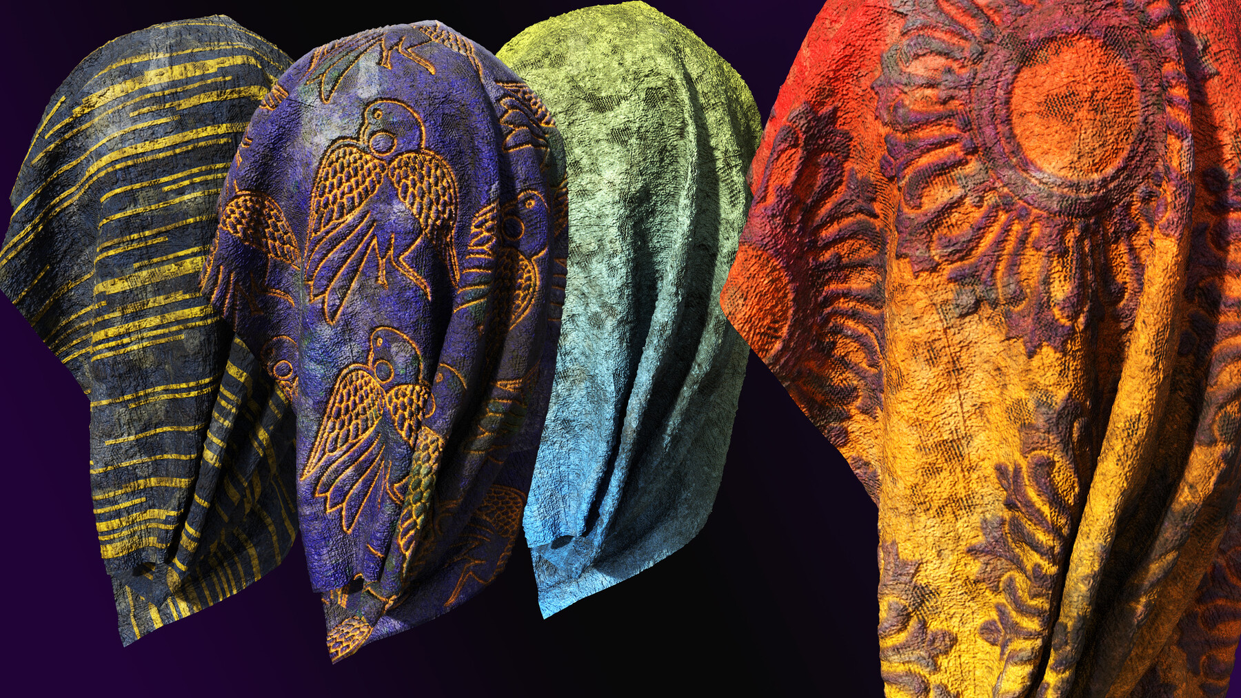 ArtStation - 36 Reality towel and blanket fabric smart materials-maral ...