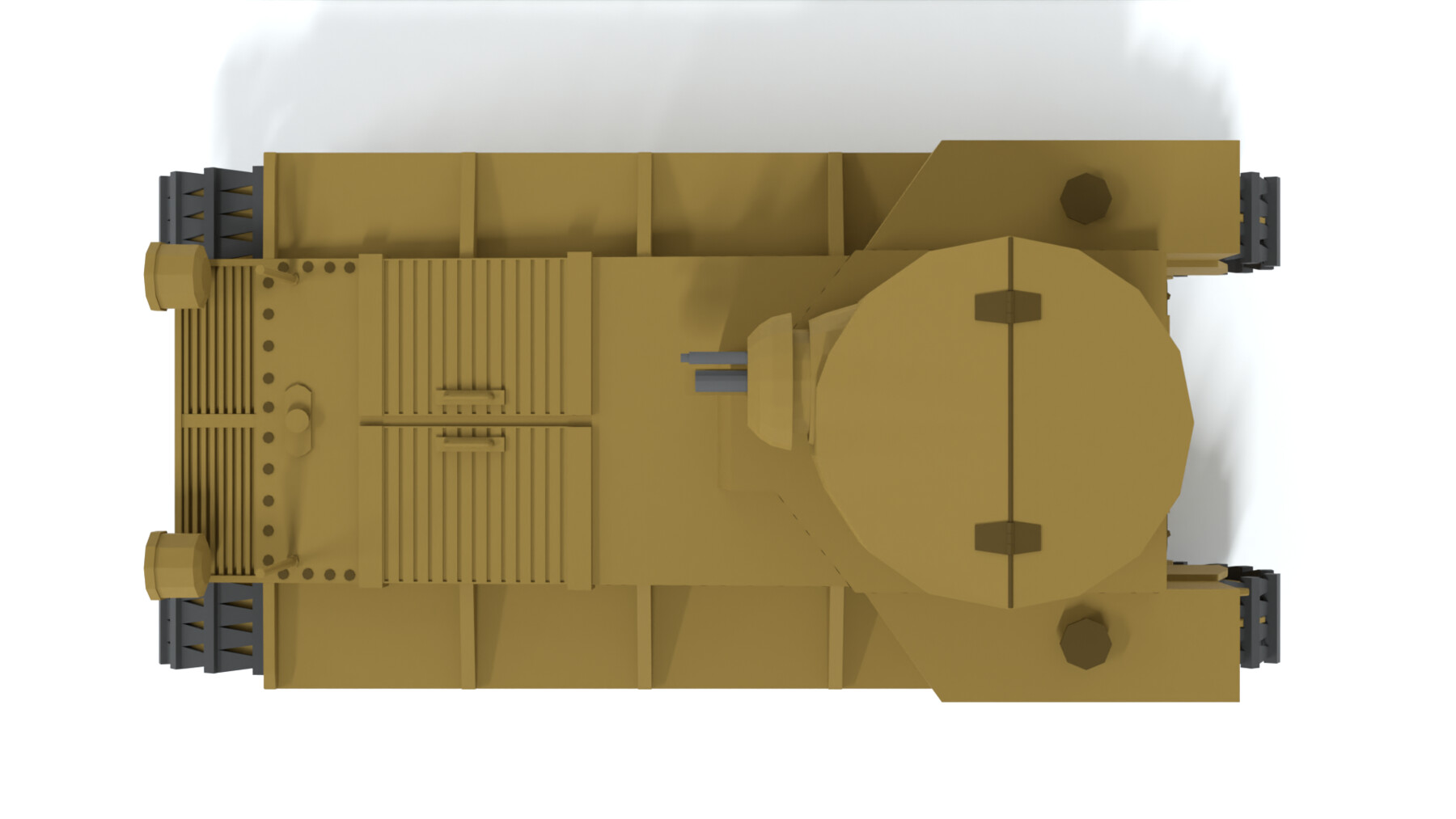 ArtStation - Cartoon T1E1 Cunningham Light Tank | Game Assets