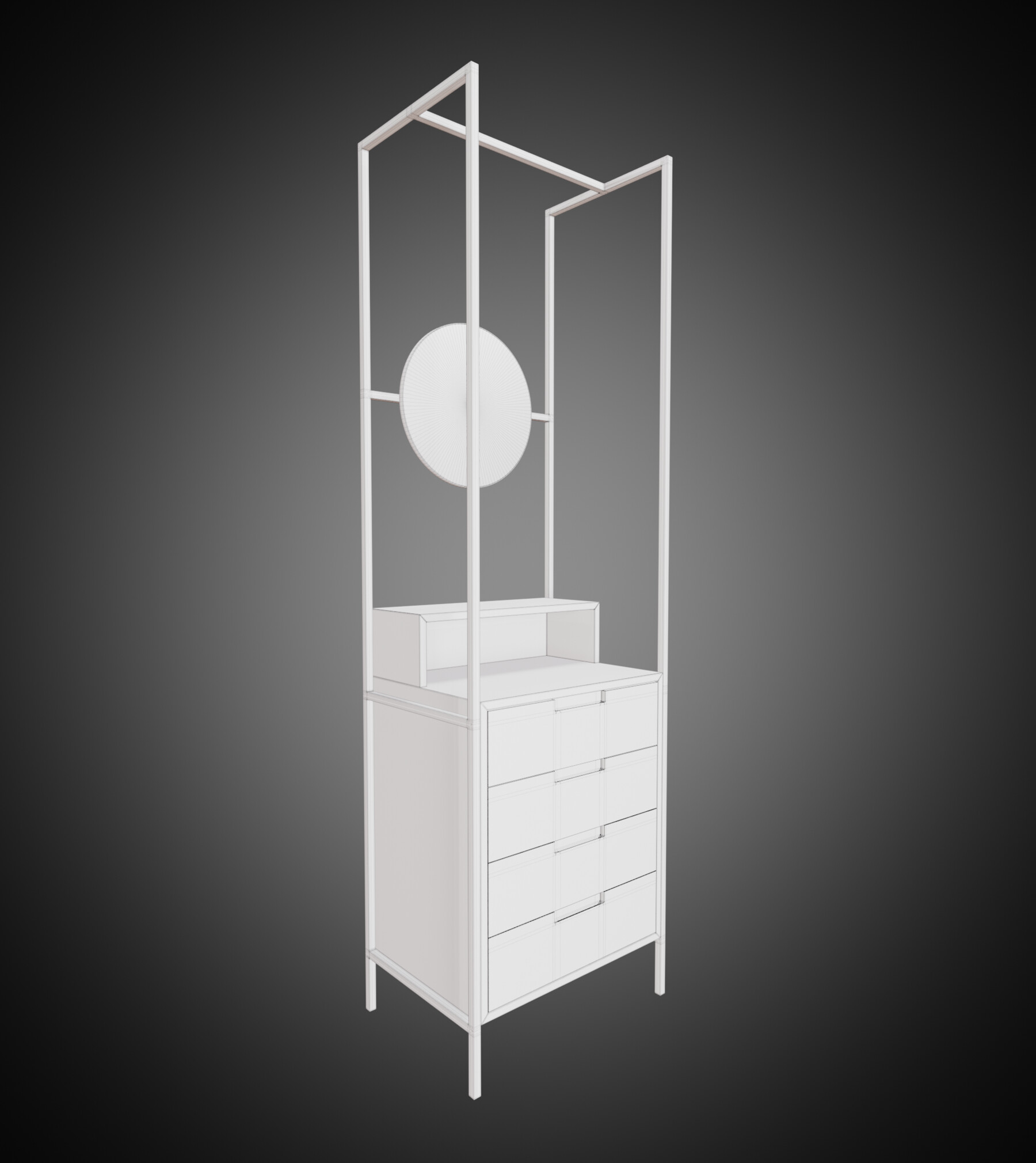 ArtStation - Alexandra Mirror Drawers MannMade London | Resources
