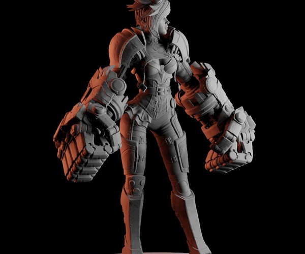 ArtStation - Vi 3D model - Good for printing | Resources