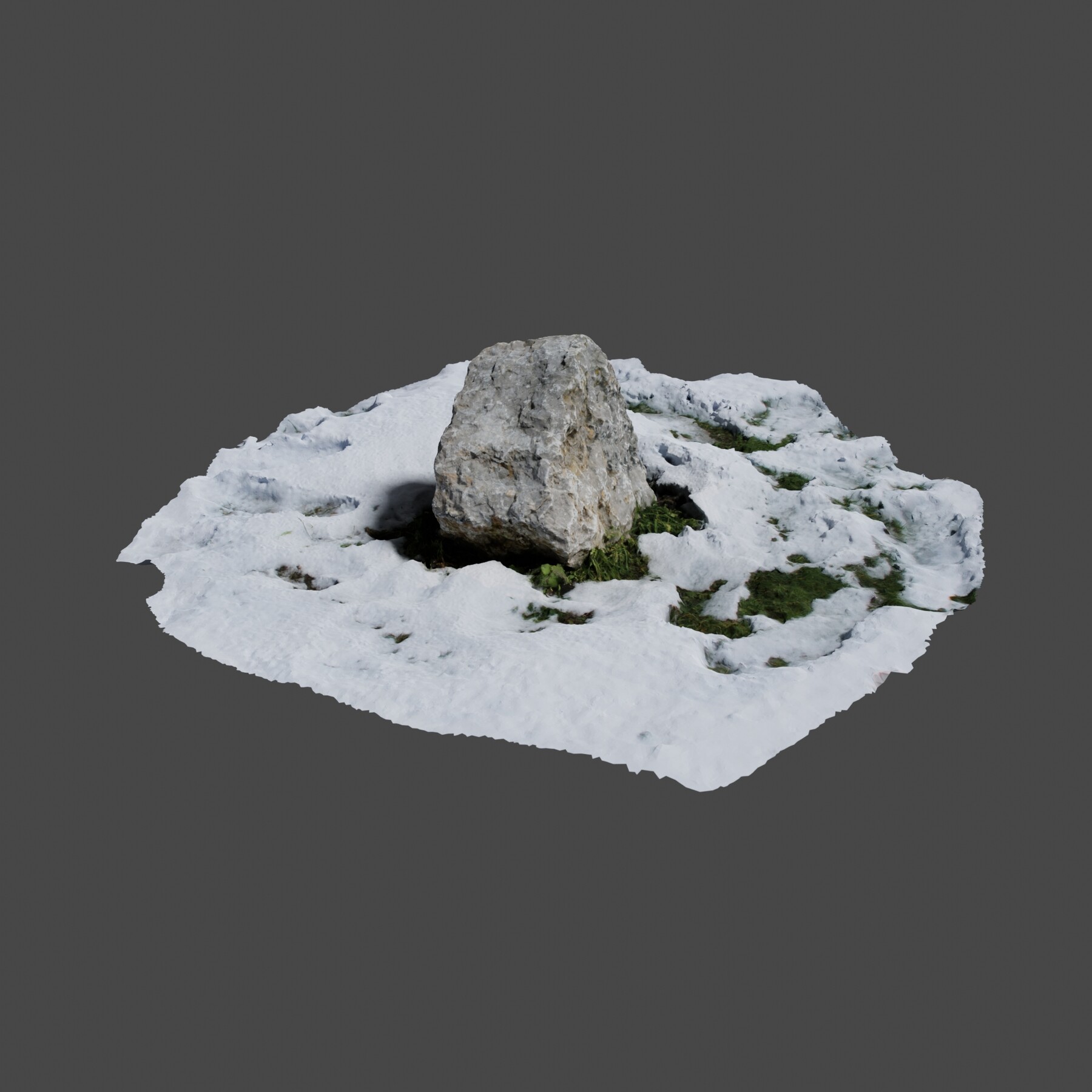 ArtStation - Stone In Snow - Photoscan | Resources