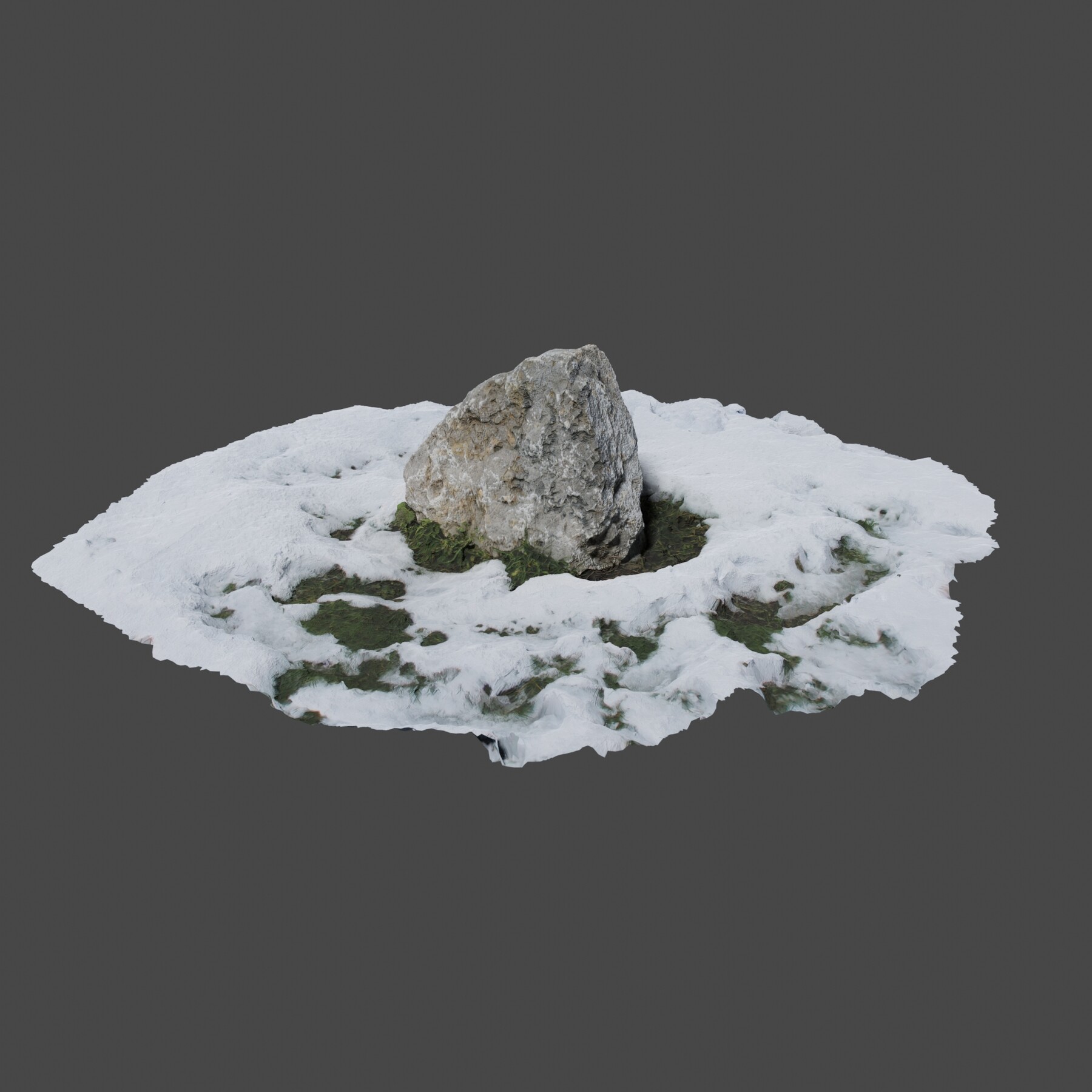 ArtStation - Stone In Snow - Photoscan | Resources