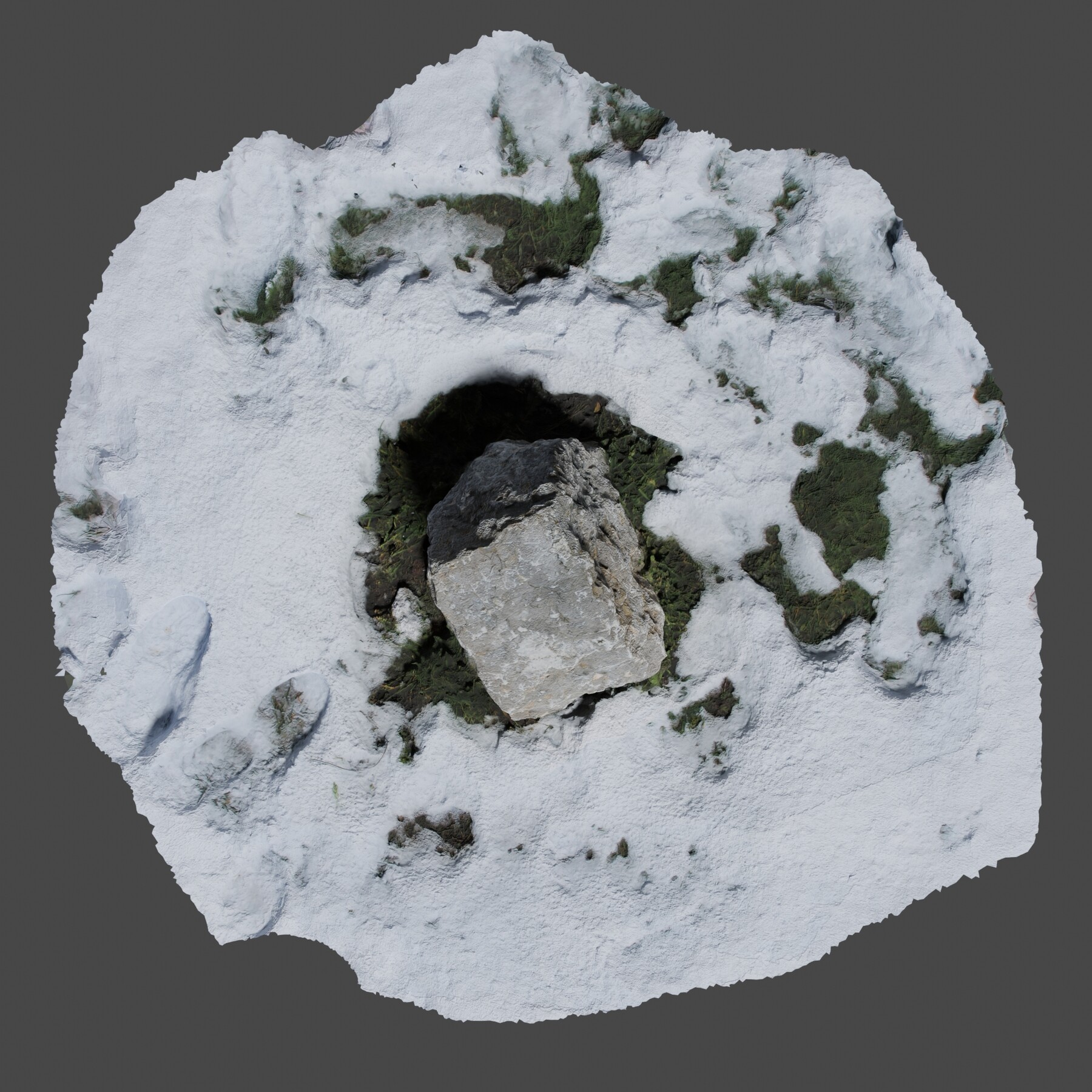 ArtStation - Stone In Snow - Photoscan | Resources