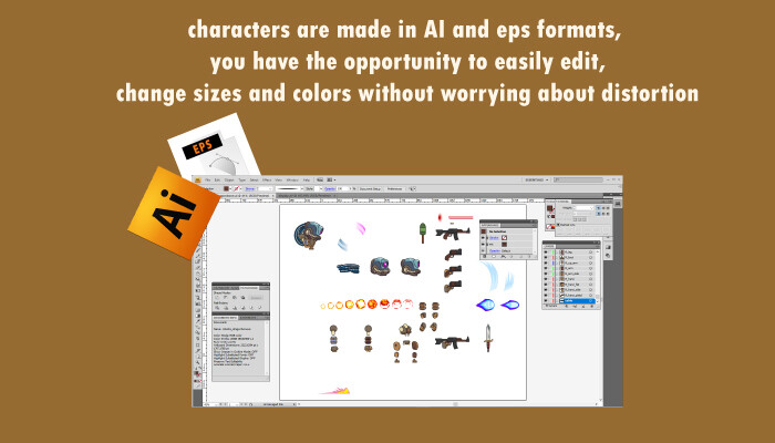 ArtStation - 2D Robot Game Character Sprite sheet | Game Assets