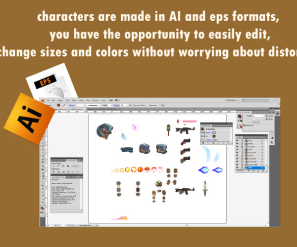 ArtStation - 2D Robot Game Character Sprite sheet | Game Assets