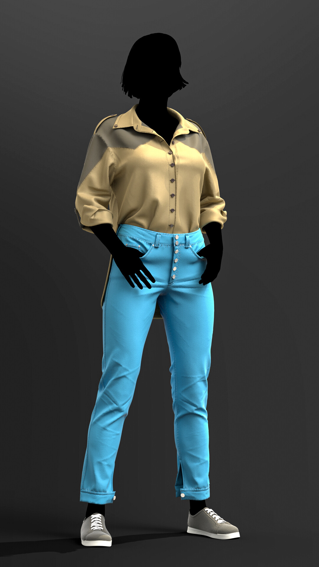 ArtStation - Denim outfit 2. Marvelous Designer/Clo3d project + OBJ ...