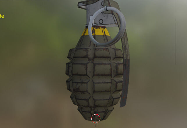ArtStation - Hand Grenade MK2 3D Model | Resources