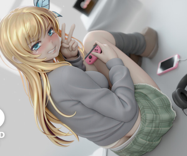 ArtStation - Sena (blend file) | Resources