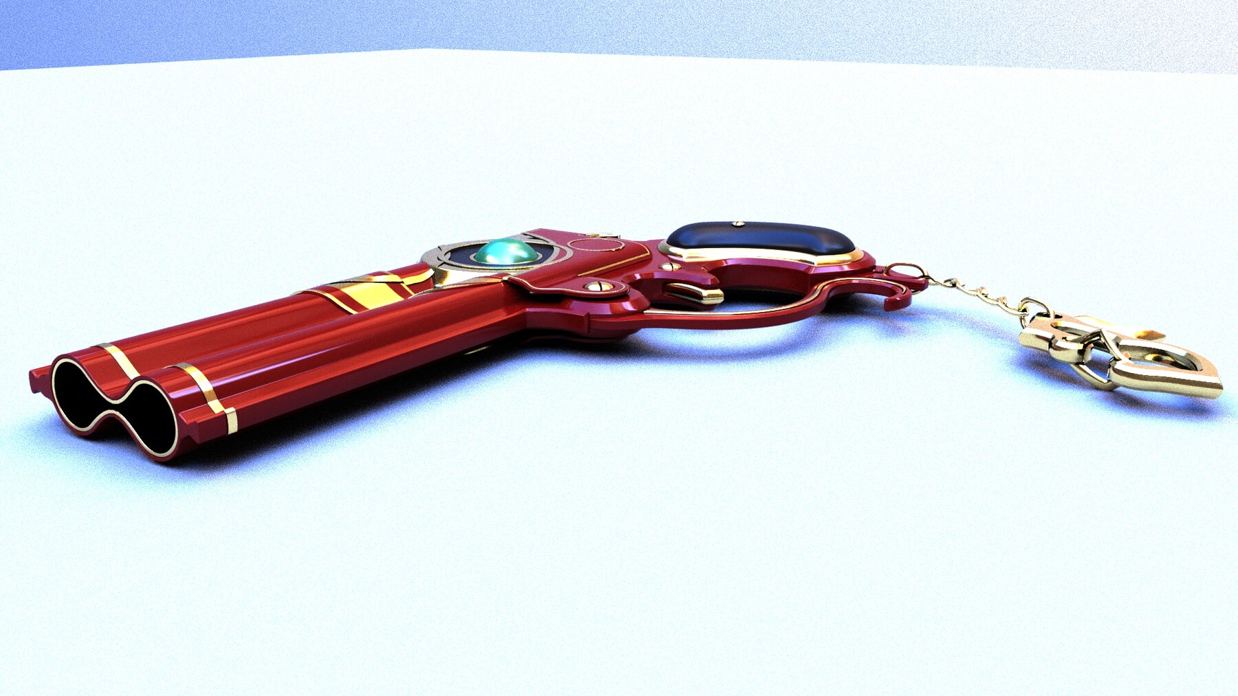 ArtStation - Bayonetta Gun lowpoly model | Game Assets