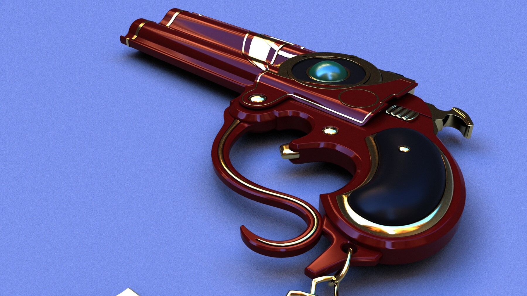 ArtStation - Bayonetta Gun lowpoly model | Game Assets