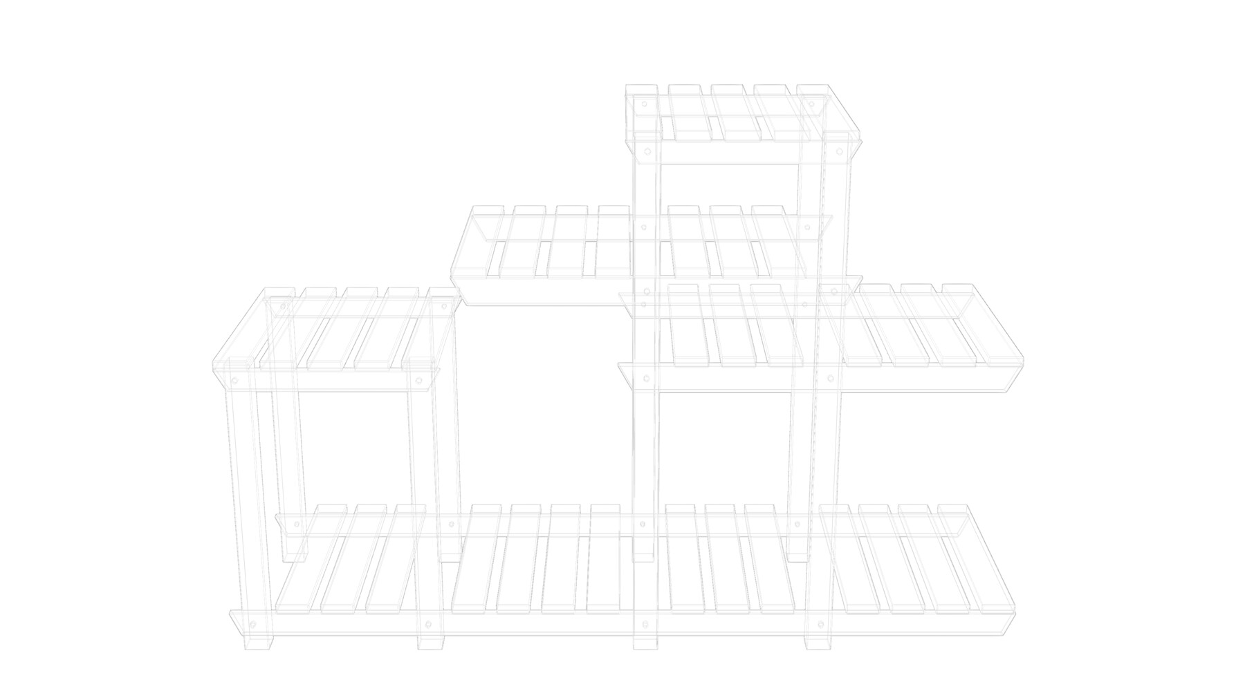 ArtStation - Platform Shelf Low-poly 3D model | Resources