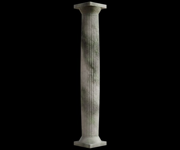 ArtStation - Old Doric Column 3D model | Resources