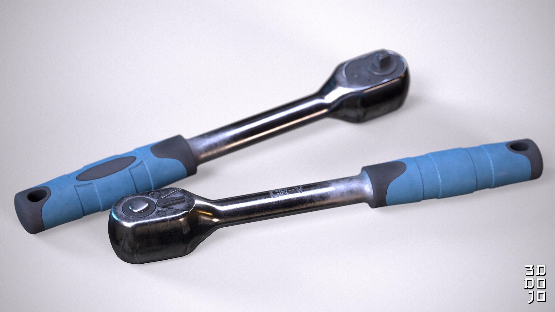 ArtStation - Socket Wrench - PBR Game Ready - Low-poly 3D model | Game Assets