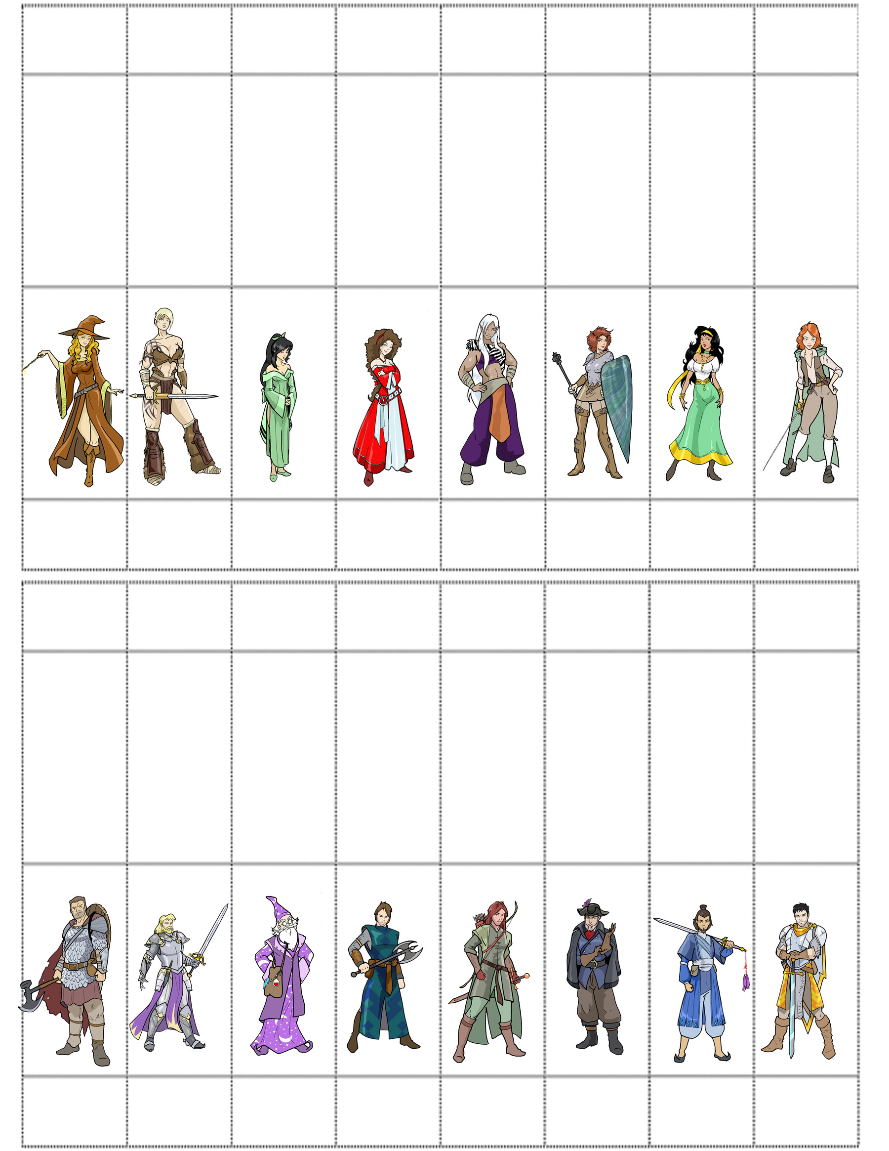 ArtStation - Human Minis 3 | Game Assets