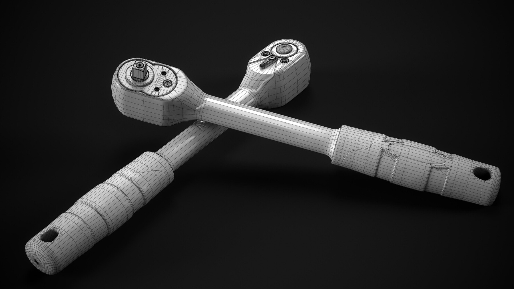 ArtStation - Socket Wrench - PBR Game Ready - Low-poly 3D model | Game ...