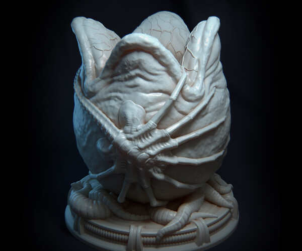 ArtStation - Alien Egg - 3D Printable Model | Resources