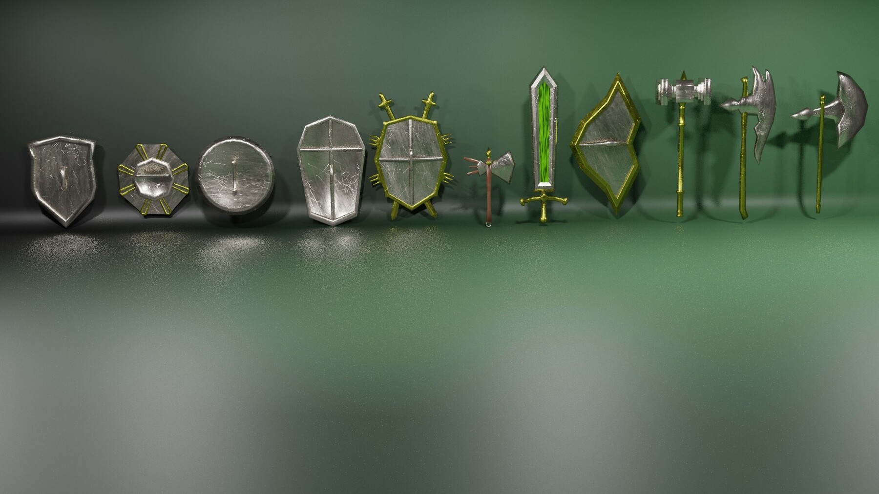 ArtStation - Low-Poly Historical weapons Pack | Game Assets