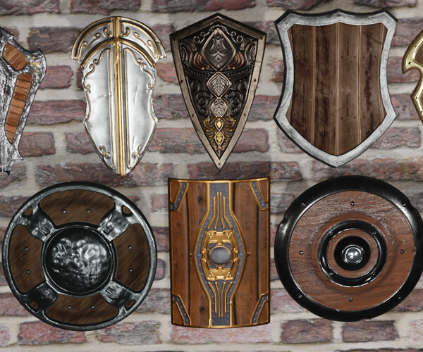 ArtStation - Shied pack01 ! | Game Assets