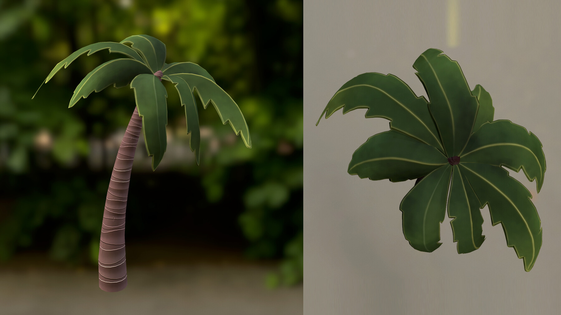 ArtStation - Stylize Palm Tree | Resources
