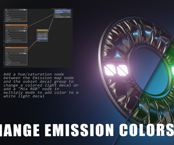ArtStation - Scifi space mylar decals pack | Resources