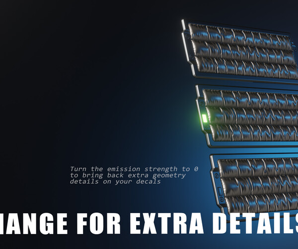 ArtStation - Scifi space mylar decals pack | Resources