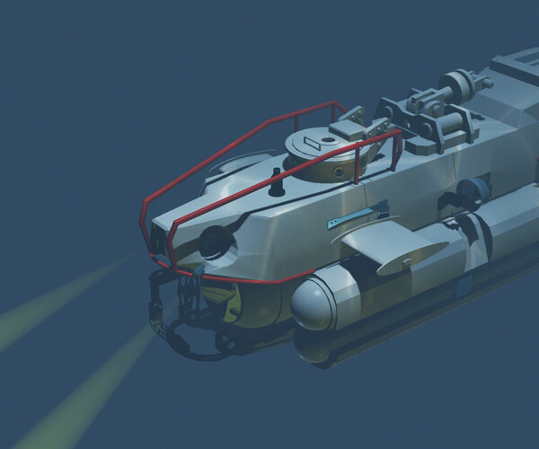 ArtStation - Nemo rescue sub 3d model | Resources