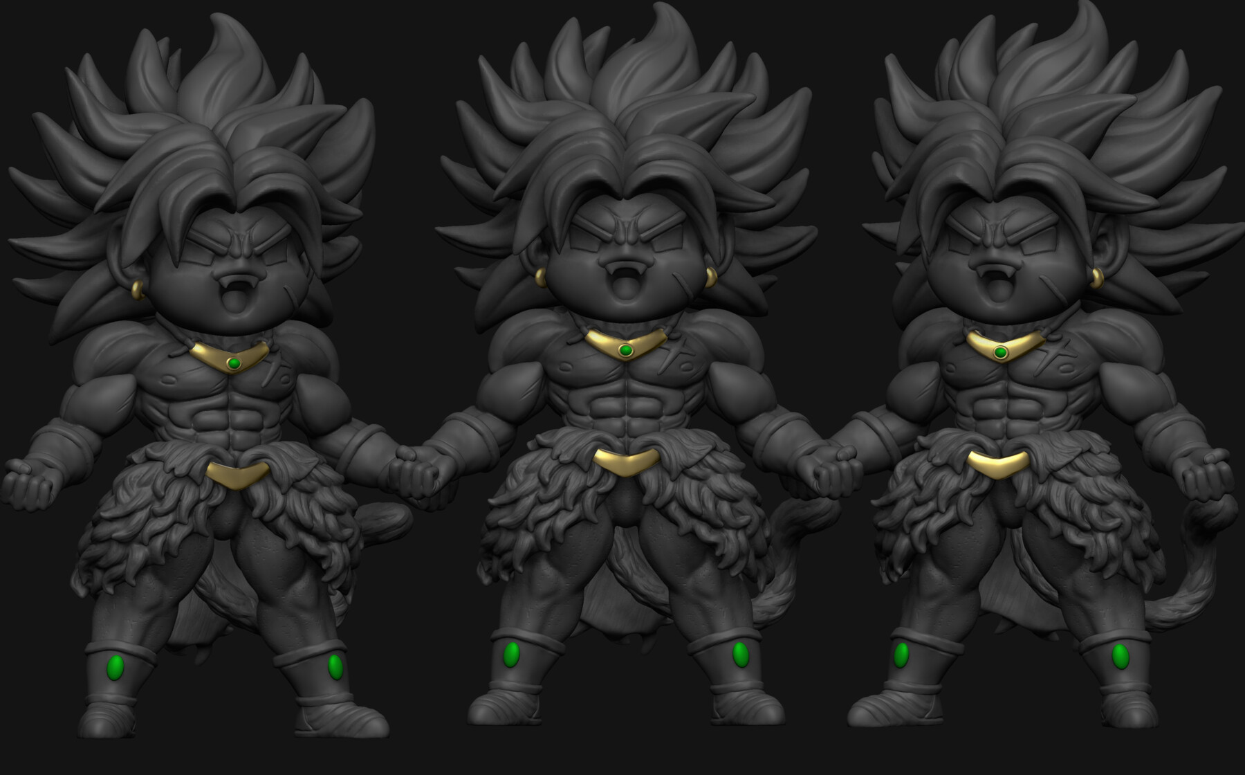 ArtStation - BROLY chibi 3d model | Resources